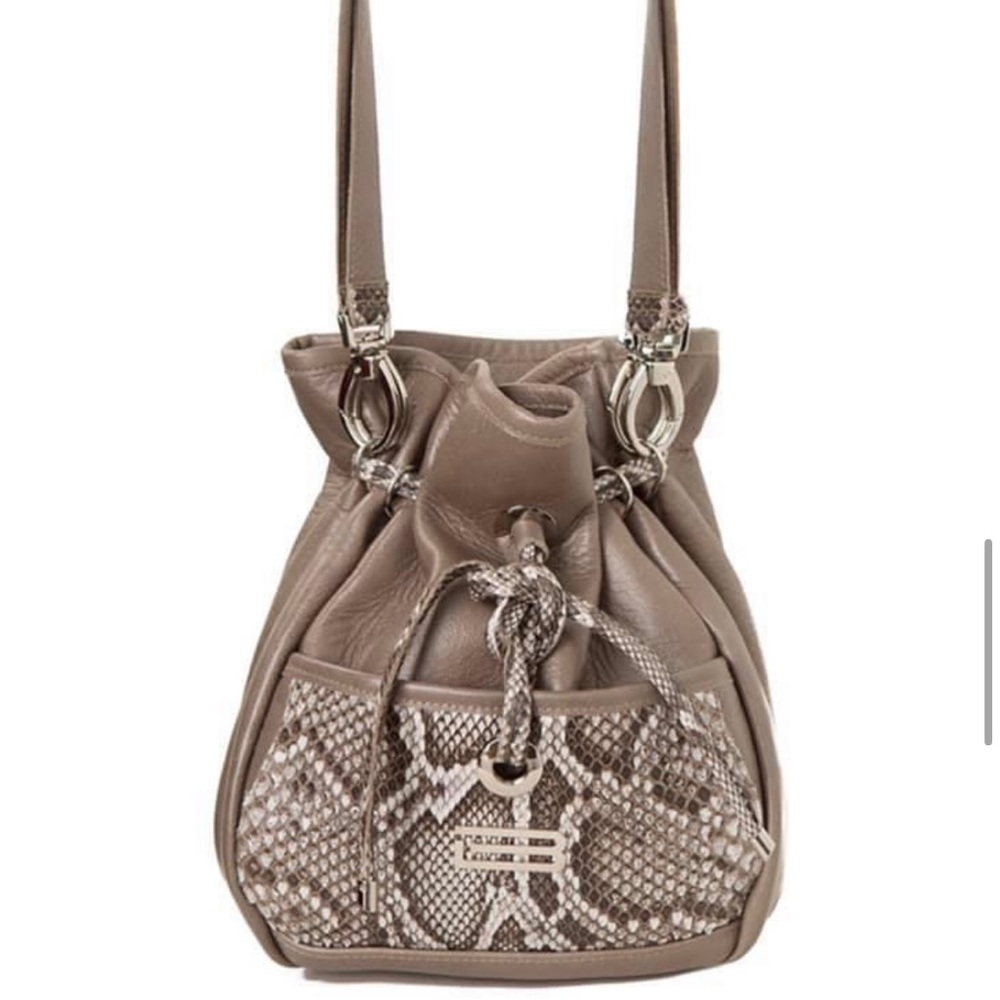 Bswanky Magnabel Python Bucket Bag - Gem